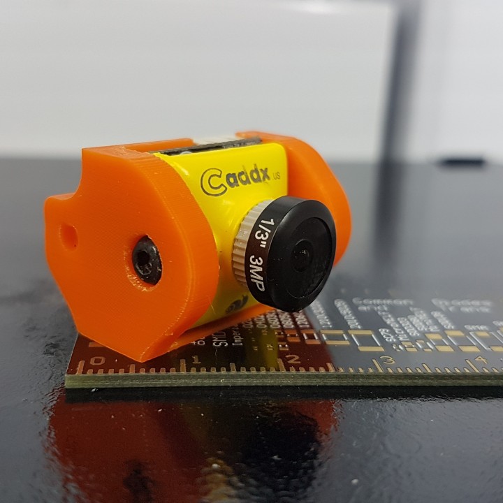 3D Printable FPV Camera adapter / mount Caddx by Frederico David Sena