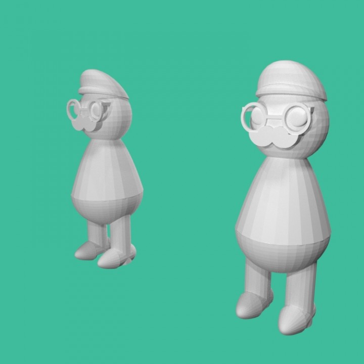 3D Printable buddy by Ana Maria Bagnuoli