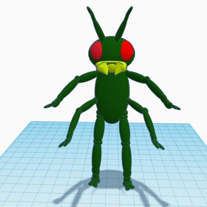3D Printable Insectoid by McKay Adam Larsen