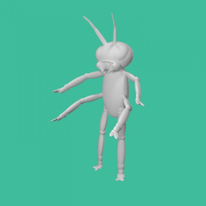 3D Printable Insectoid by McKay Adam Larsen