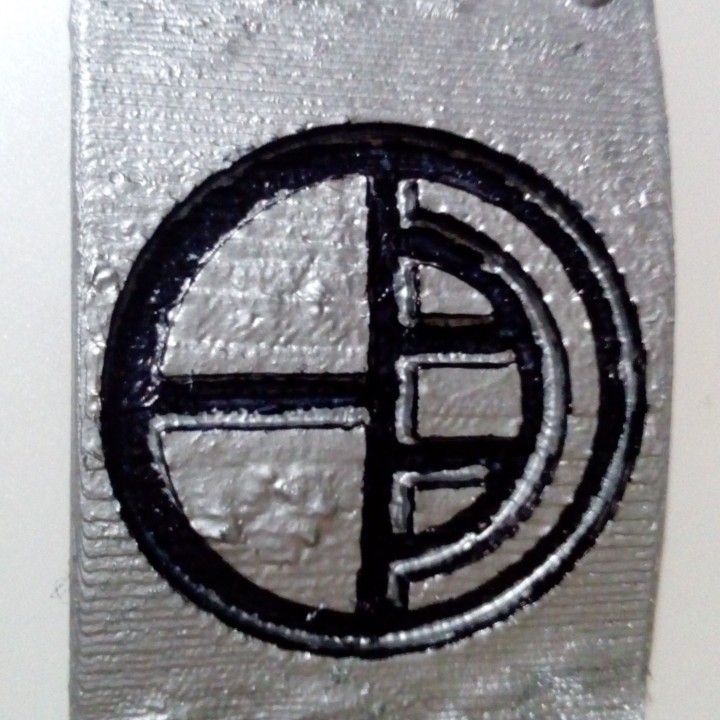 3D Printable Forehead Protector with the Yamanaka clan symbol by Juan A.