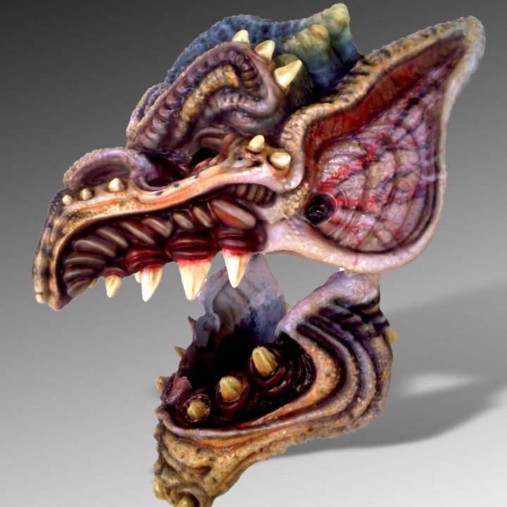 3D Printable Gargoyle Mask by Richard Hanson