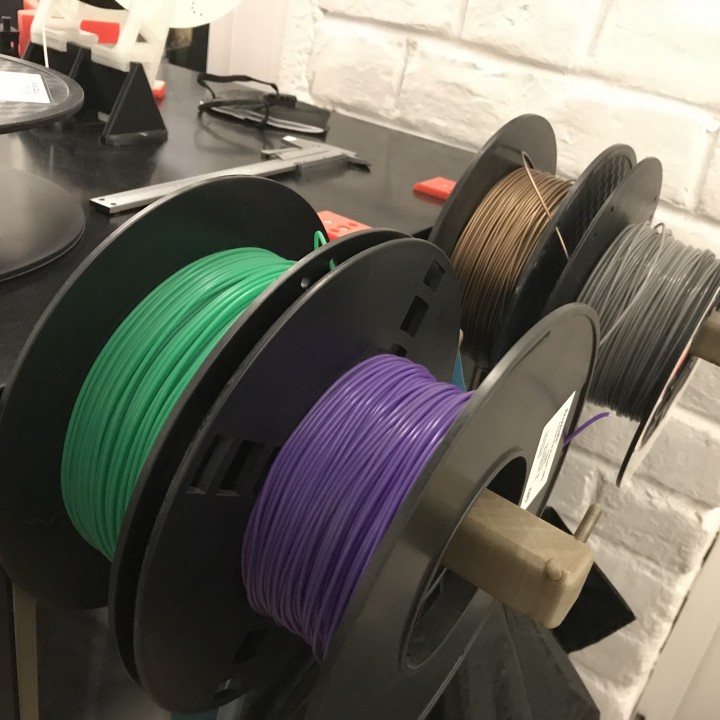 3D Printable Spool storage system for IKEA Lack enclosure by Egon Heuson