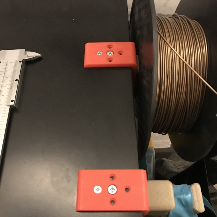 3D Printable Spool storage system for IKEA Lack enclosure by Egon Heuson