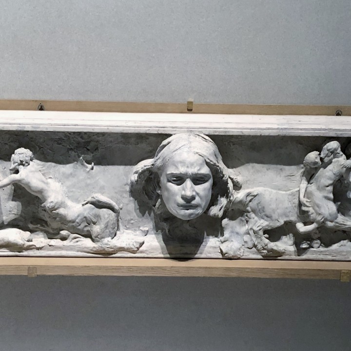 3D Printable Mask of the Mourner and Centaurs (The Gates of Hell) by ...