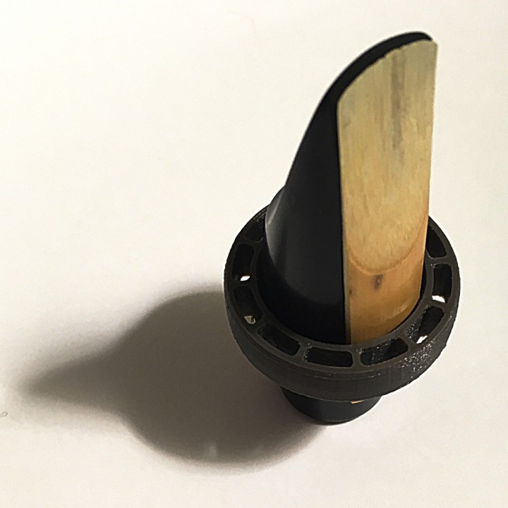 3D Printable Alto Saxophone Ring Ligature by Daniel Anderson