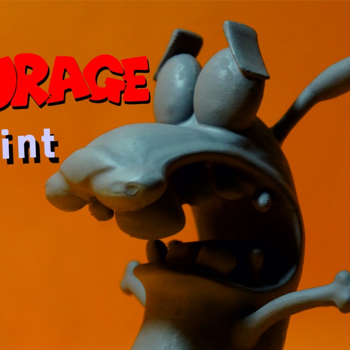 3D Printable Courage by Fernando Camacho Vazquez