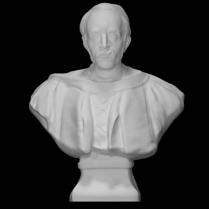 3D Printable Bust of Gerald Henry Rendall by Scan The World