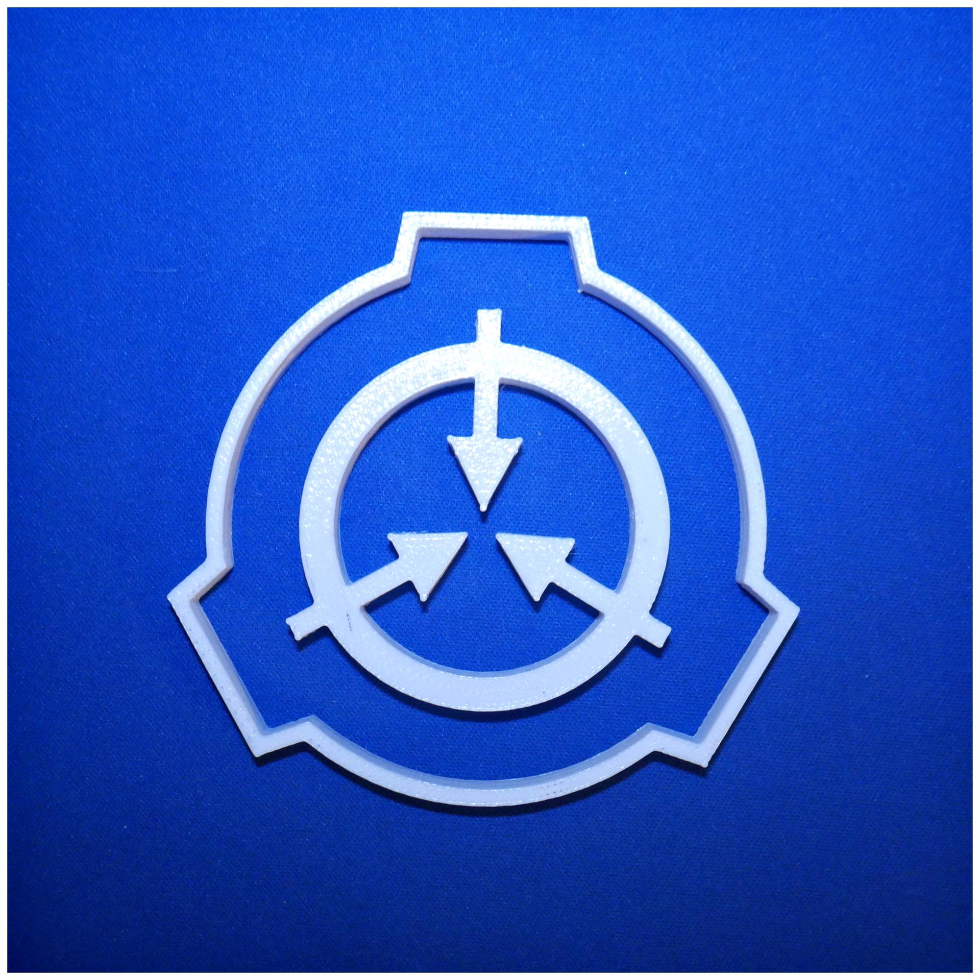3D Printable SCP Foundation Symbol by Nathan Hogue