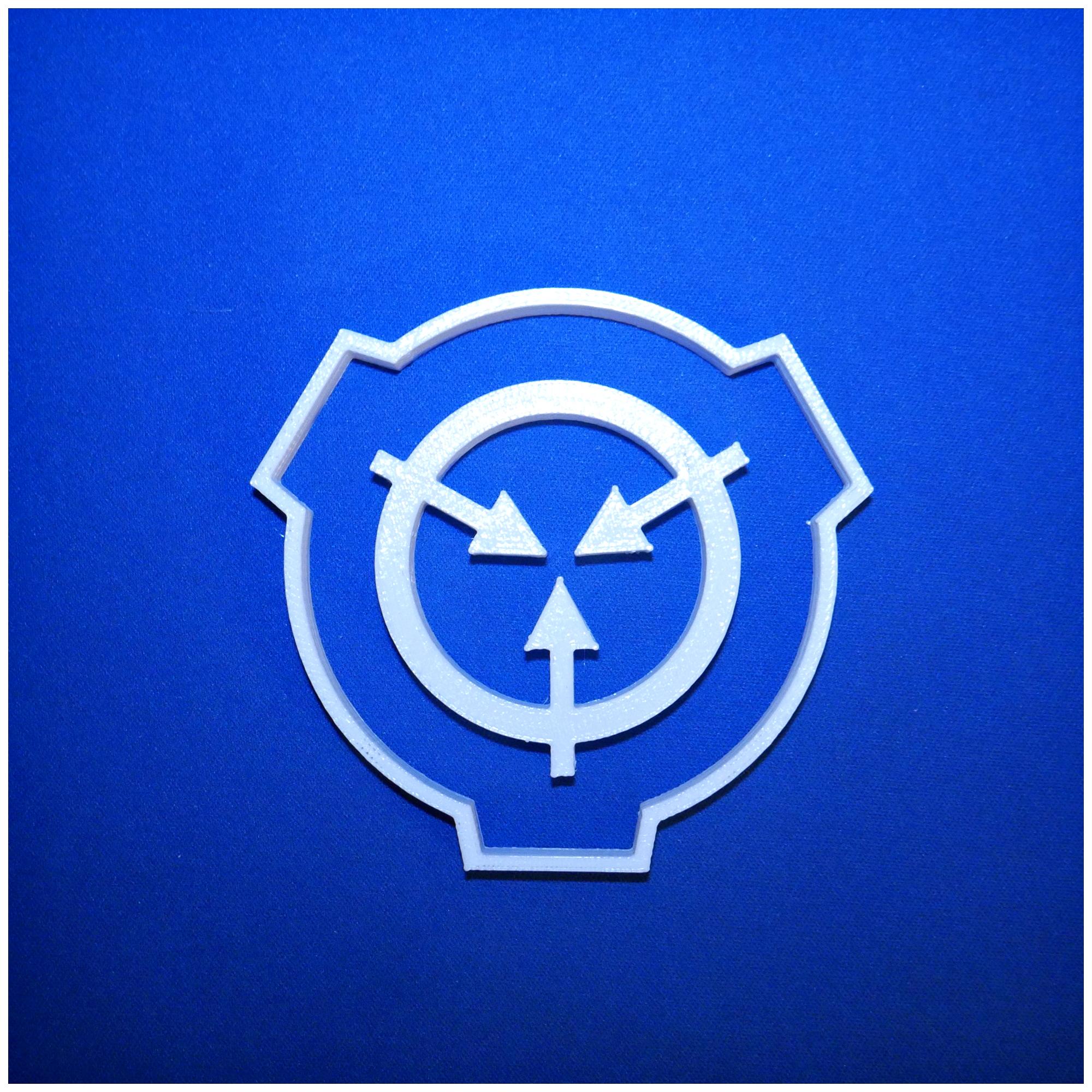3D Printable SCP Foundation Symbol by Nathan Hogue