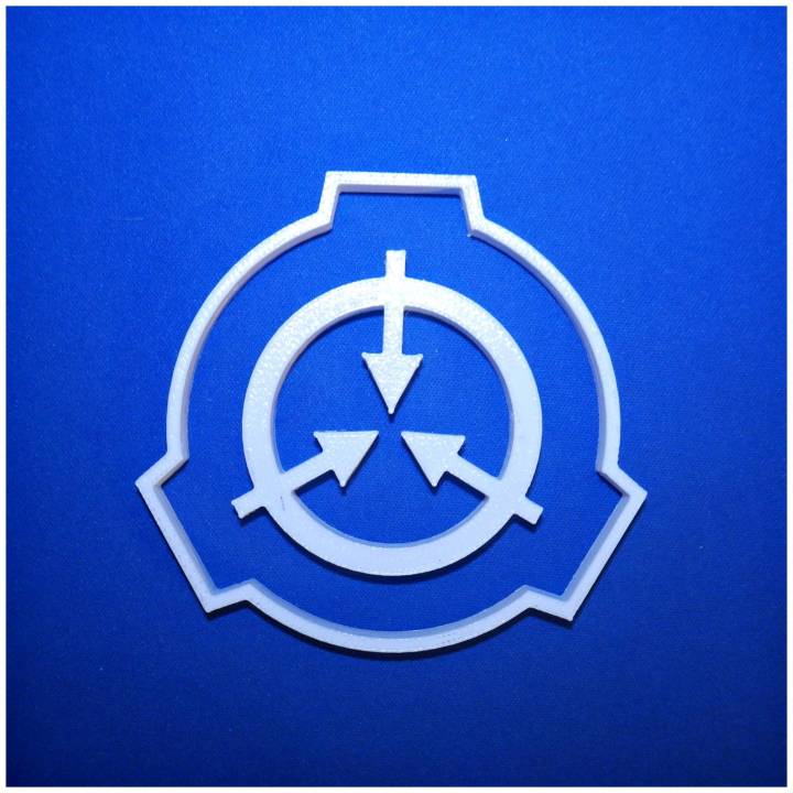 3D Printable SCP Foundation Symbol by Nathan Hogue