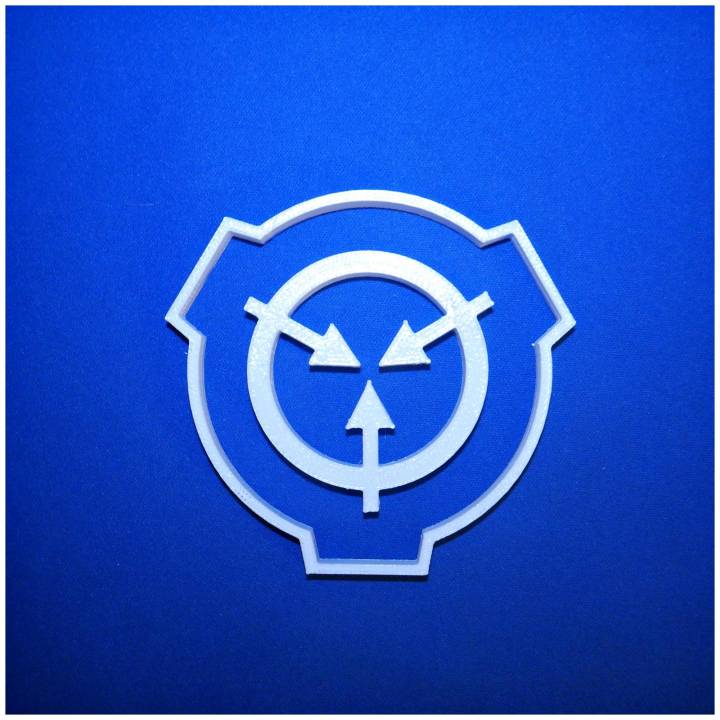 3D Printable SCP Foundation Symbol by Nathan Hogue