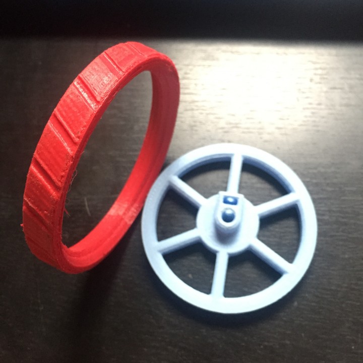 3D Printable Flex Wheels by Harry Kadi