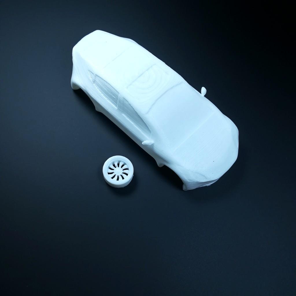 3D Printable Tesla model 3 by Deleted User