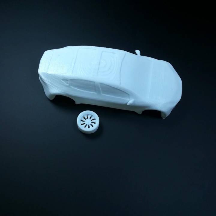 3D Printable Tesla model 3 by Deleted User