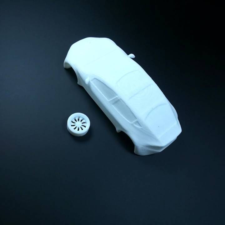 3D Printable Tesla model 3 by Deleted User