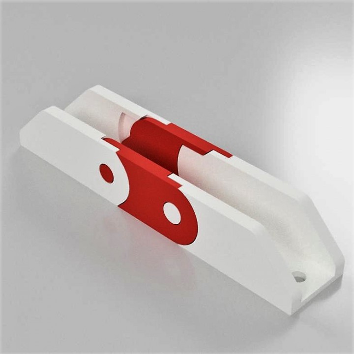 3D Printable Cable Chain 17x15mm by Douglas Dutton