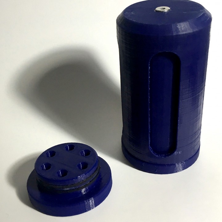 3D Printable Oboe reed case by Daniel Anderson