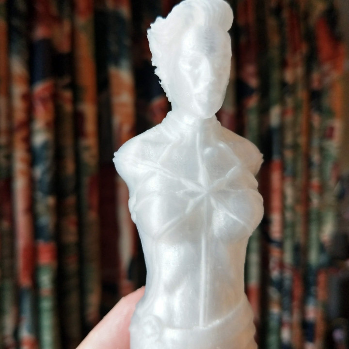 3D Print of Captain Marvel (Comic version) Bust by Leo_Cadle