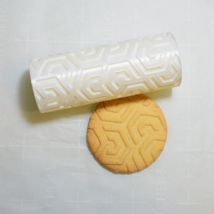 3D Printable Cookie Pattern Rollers Geometry Bundle by Tanya Wiesner