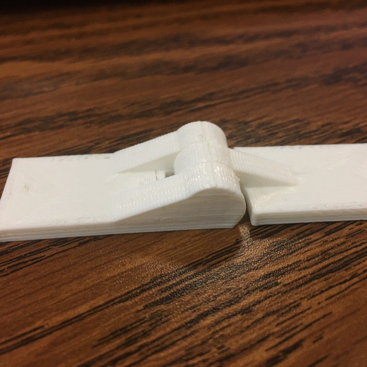 3D Printable Basic Hinge by Noah Lockman