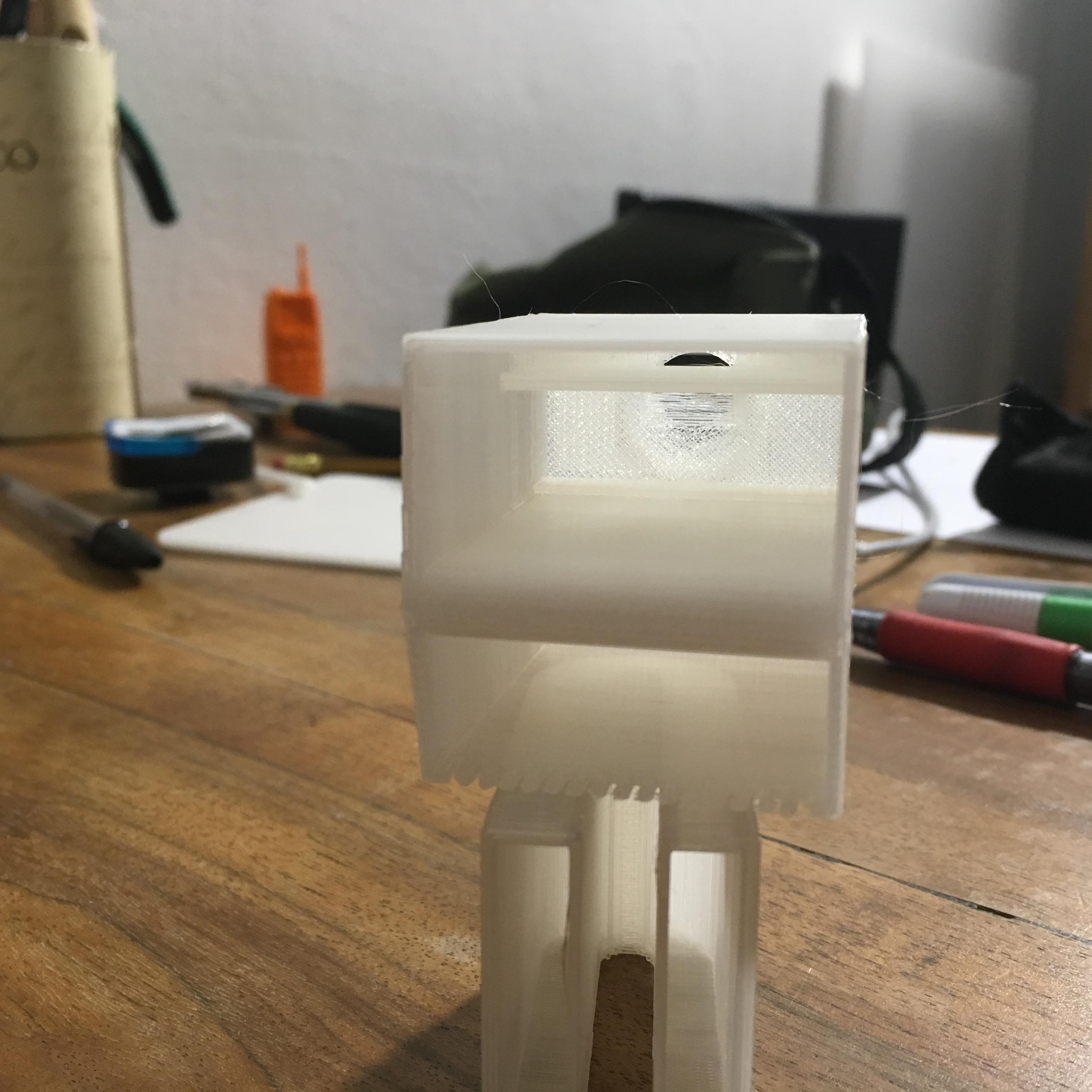 3D Printable OverFlow box for Sump by Dmitry