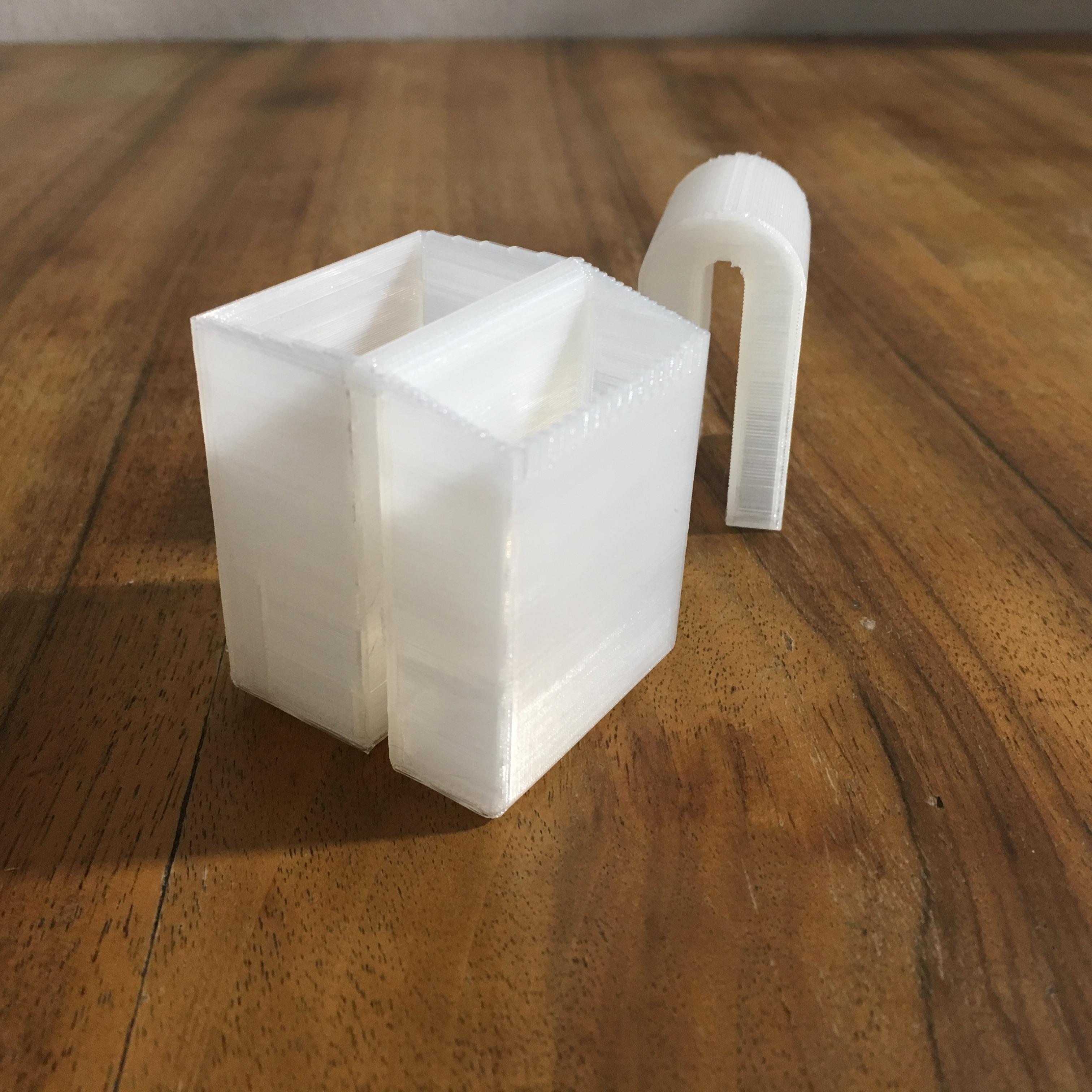 3D Printable OverFlow box for Sump by Dmitry