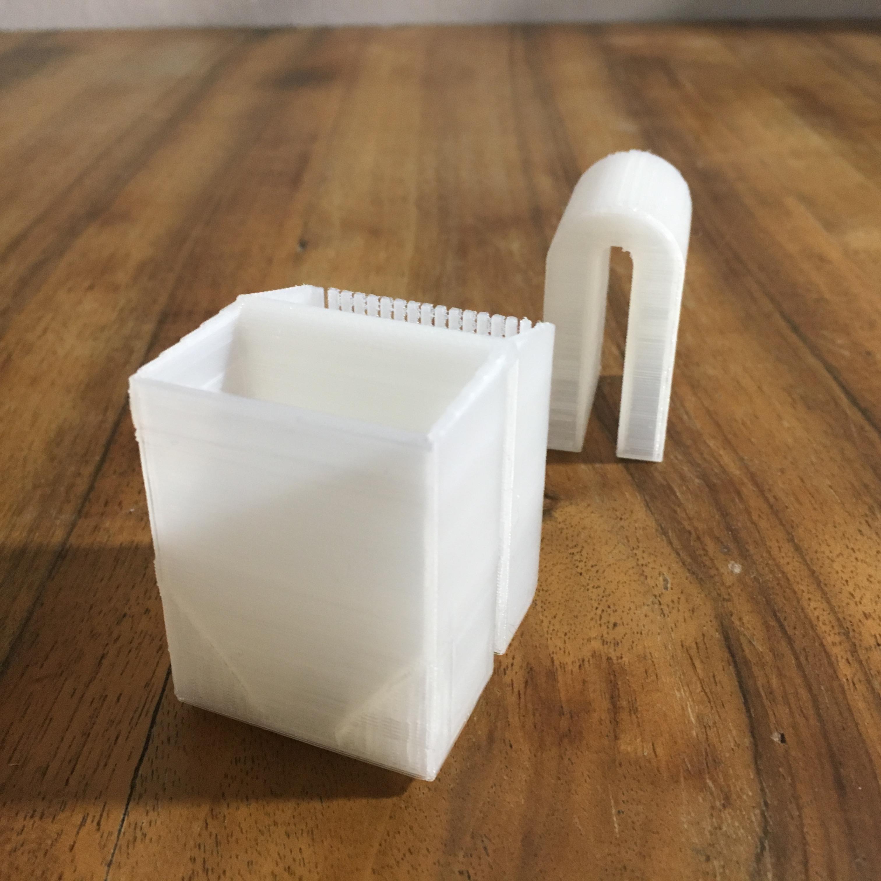3D Printable OverFlow box for Sump by Dmitry
