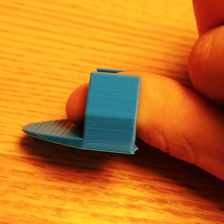 3D Printable Guitar Thumb Pick by Charlie Wickham