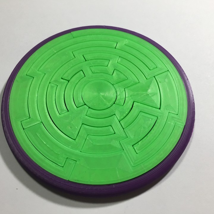 3D Printable Circle Puzzle by Jordan Dubois