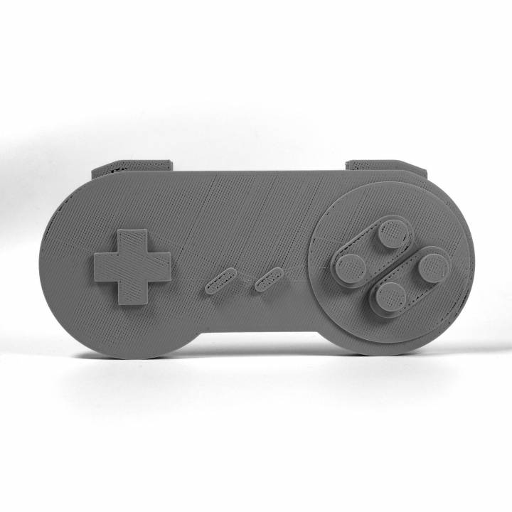 3D Printable SNES controller without chord by Nicholas Coffey