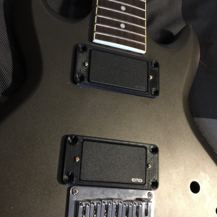 3D Printable EMG Pick up cover by Johnny Torres