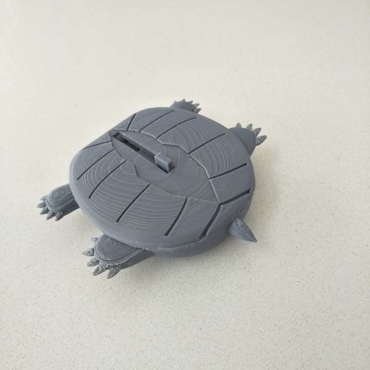 3D Printable Sliding Turtle USB Case by matt