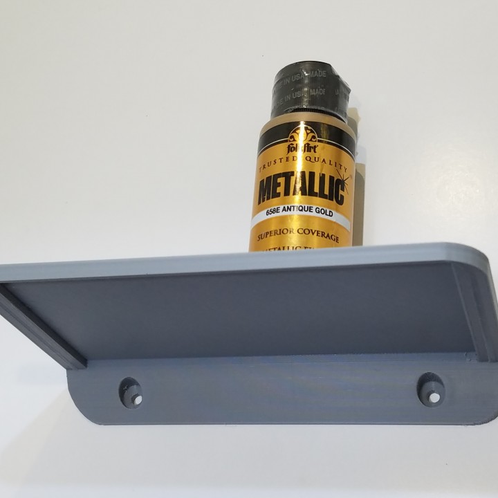 3D Printable Mini Simple print shelves by Sherm Stebbins