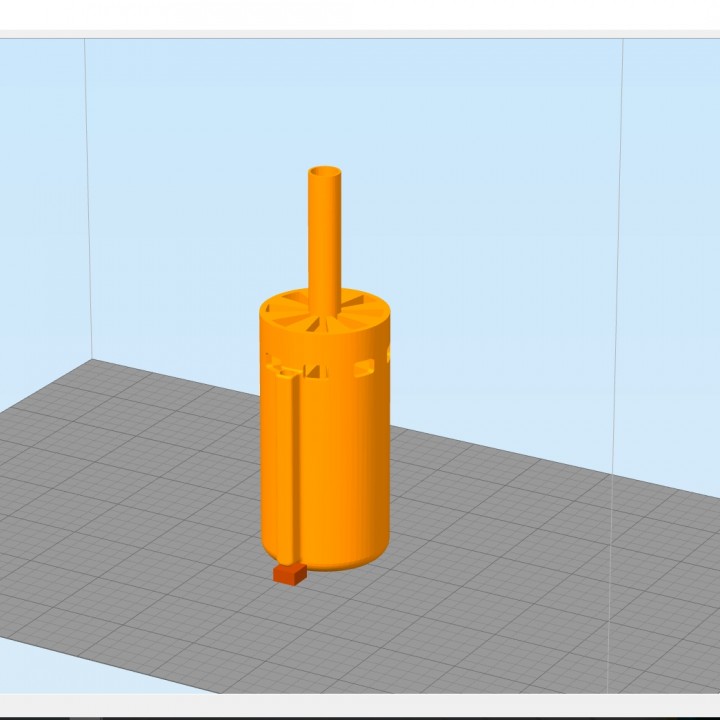 3D Printable Bell Siphon for Aquaponic by Vitor Gabriel