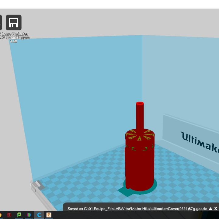 3D Printable Bell Siphon for Aquaponic by Vitor Gabriel
