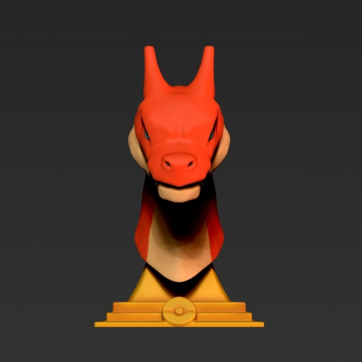 3D Printable Charizard Trophy by Carlos Villarreal