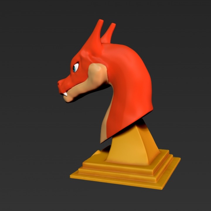 3D Printable Charizard Trophy by Carlos Villarreal