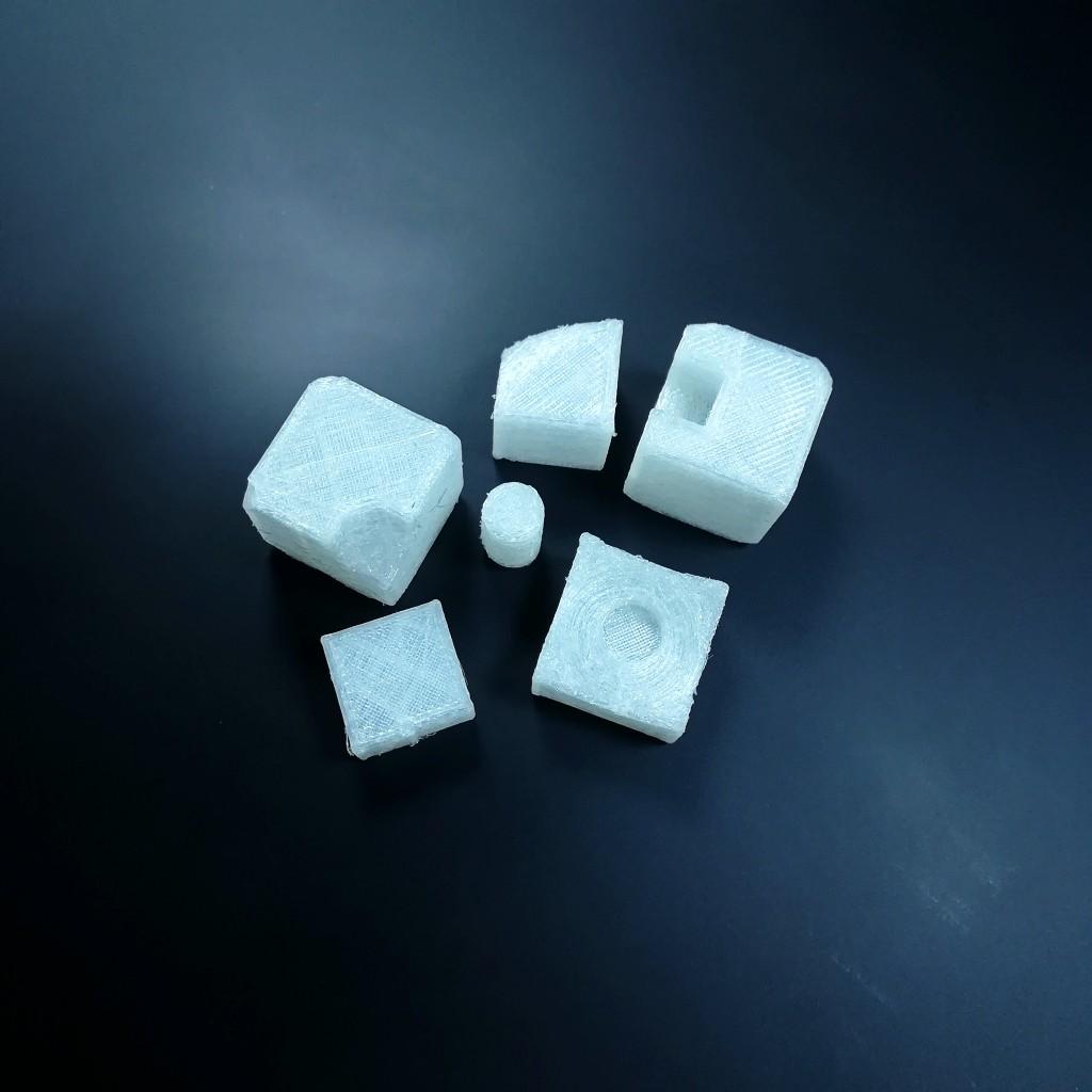 3D Printable Parts of a Rubik's cube by Rocky Sereni