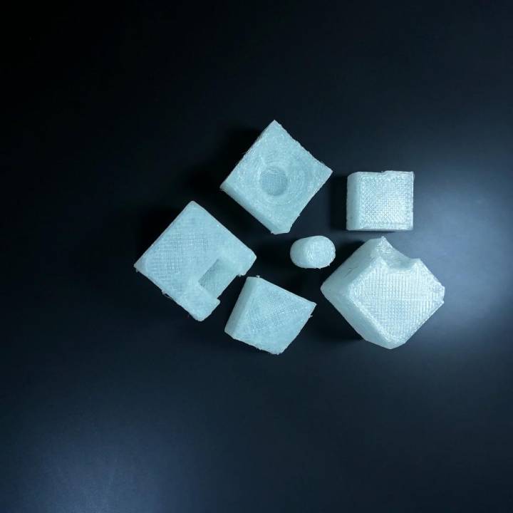 3D Printable Parts of a Rubik's cube by Rocky Sereni