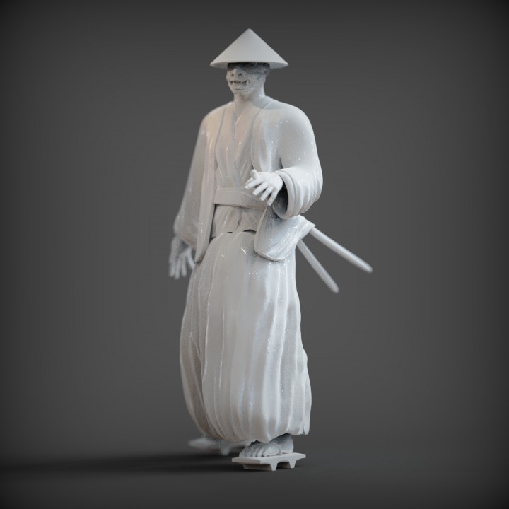 3D Printable Samurai Character by Andrea Crazer