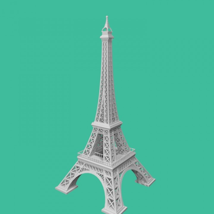 3D Printable Copy of Eiffel Tower by cris romano