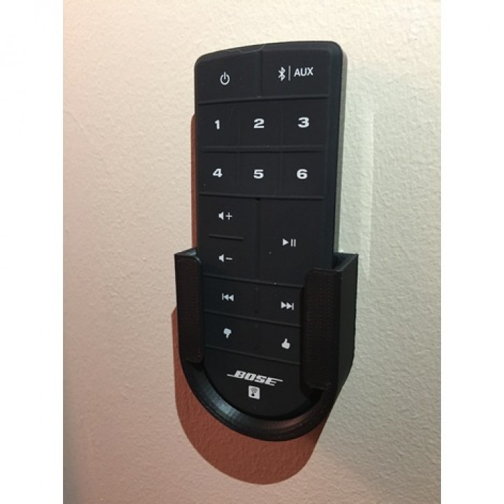 3D Printable Bose Soundtouch remote wall mount by Anthony Garcia