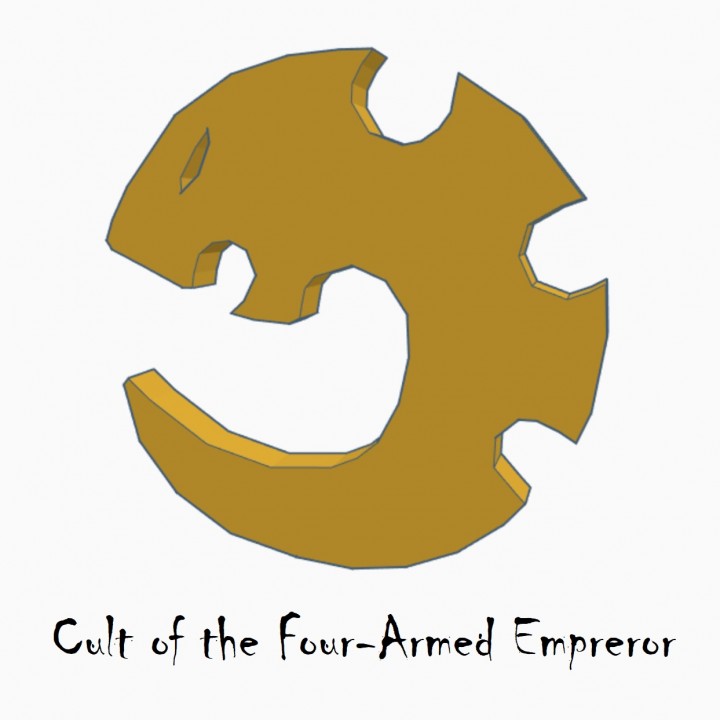 3D Printable 40k - Genestealer Cult Icons by Dr. T