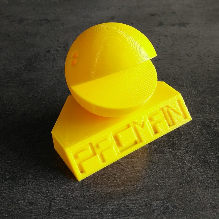 3D Printable PacMan Tribute by Stan Houben