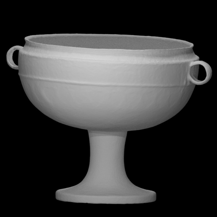 3D Printable Dou food vessel (base and lid) by Minneapolis Institute of Art