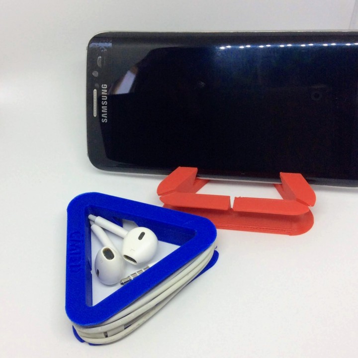 3D Printable EarBuds Holder & Stand by Cesar Millan