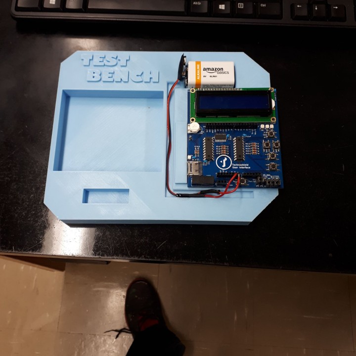 3D Printable Test bench pour projet by Techno Quebec