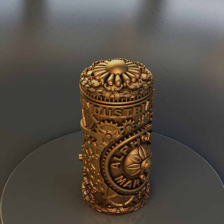 3D Printable steampunk box Alphonse Marcel by Alphonse Marcel