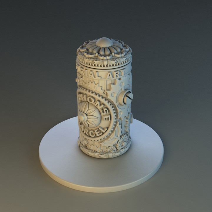 3D Printable steampunk box Alphonse Marcel by Alphonse Marcel